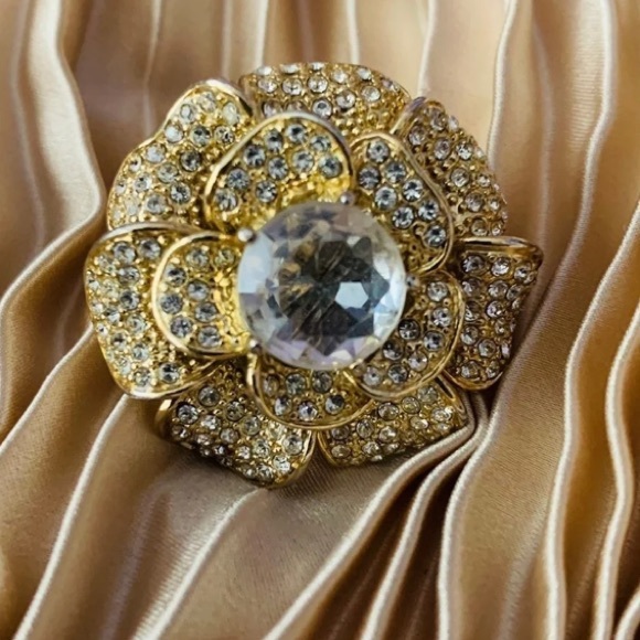 other | Jewelry | Flower Statement Ring | Poshmark